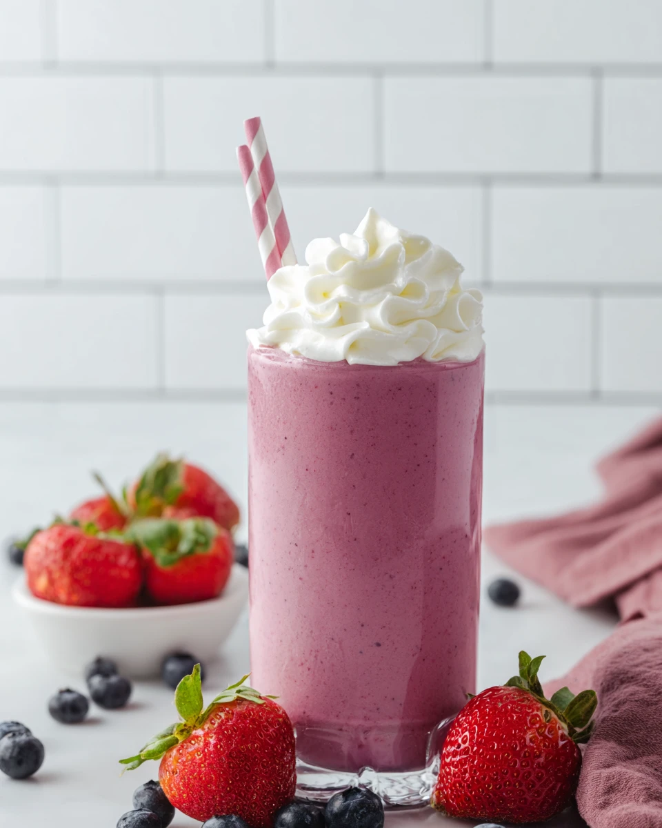 Easy Cool Whip Berry Smoothie Recipe