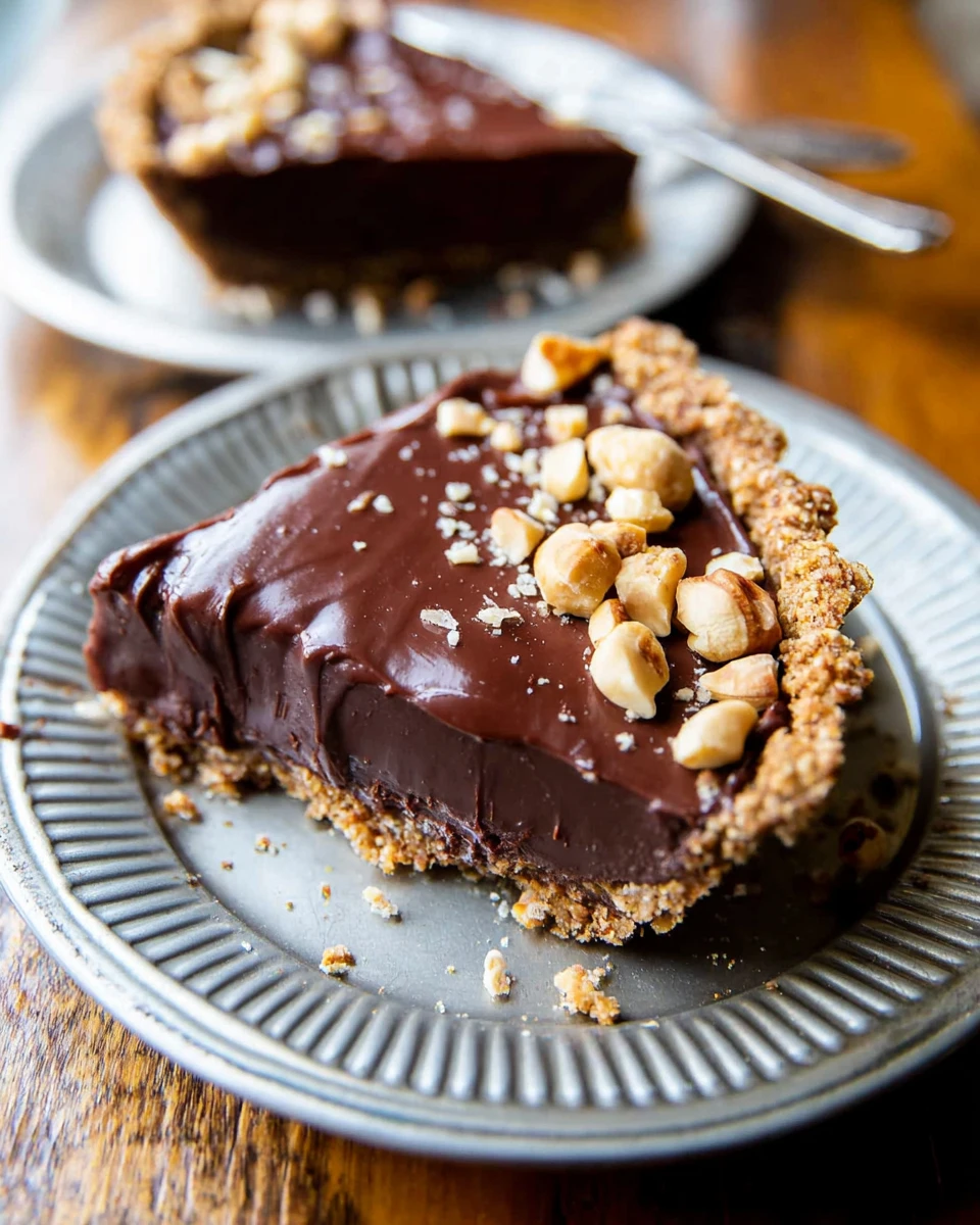 Best Nutella Tart With Toasted Hazelnut Crust Recipe